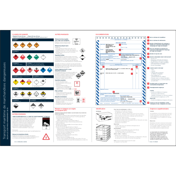 Shipping Dangerous Goods by Sea Chart, French - ICC Compliance Center ...