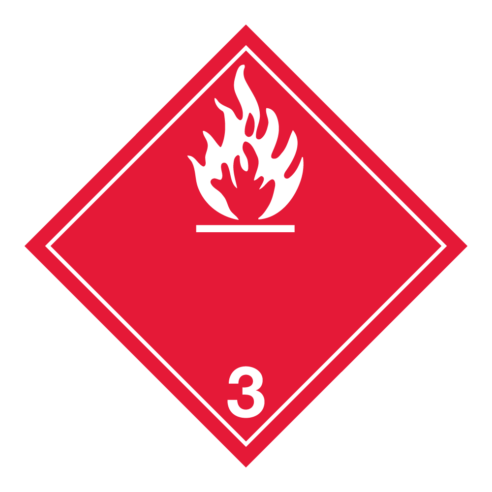 Hazard Class 3 Flammable Liquid Magnetic ICC Compliance Center Inc Hazard Class 3 Flammable Liquid Magnetic ICC Compliance Center Inc