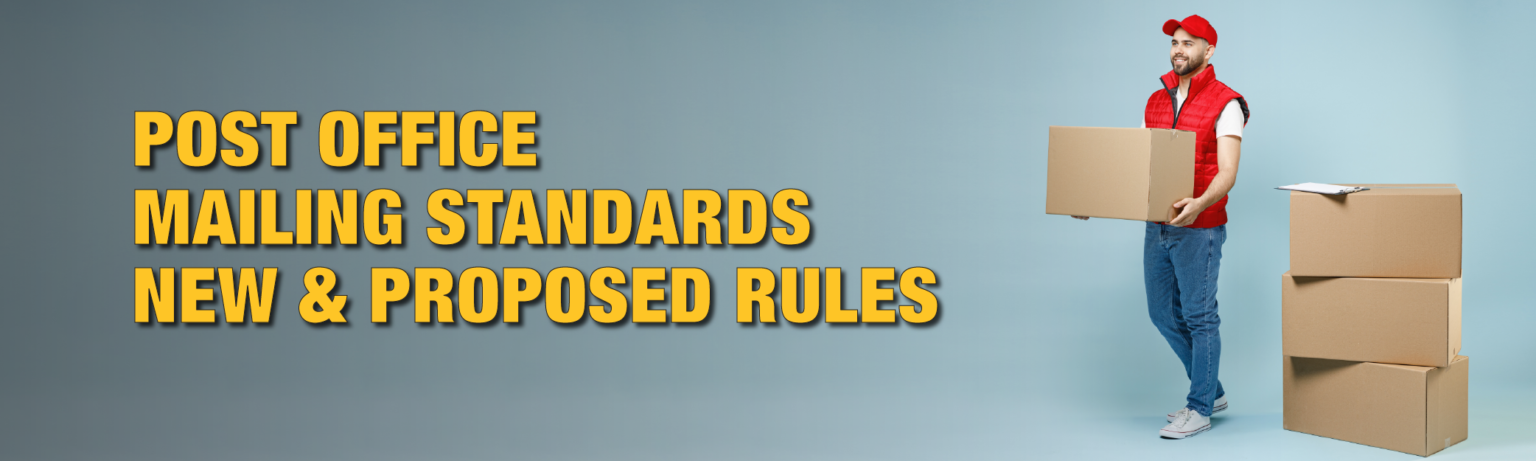 Mailing Standards, New and Proposed Rules | Help Center | ICC