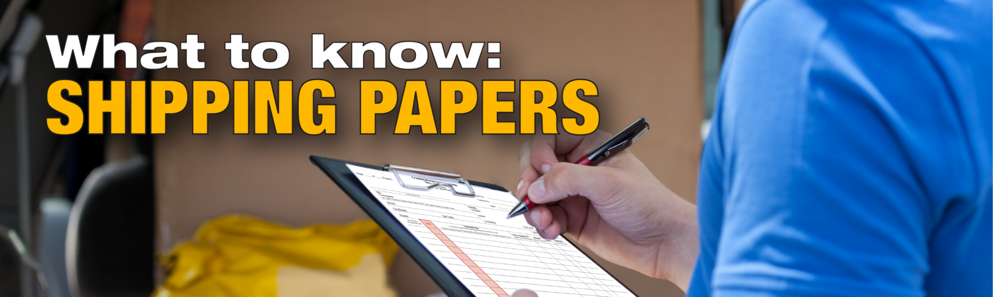 Shipping Papers - What's required | Help Center | ICC Compliance Center