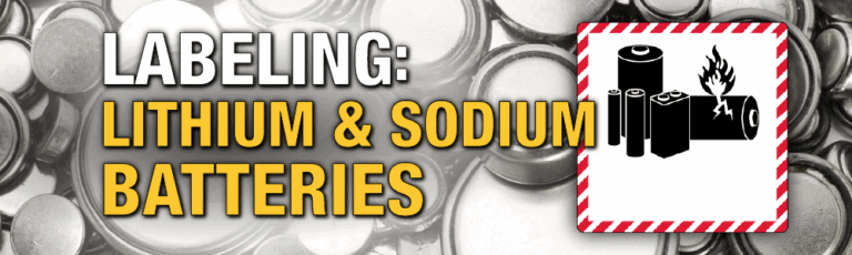Labeling Lithium and Sodium Batteries | Help Center | ICC
