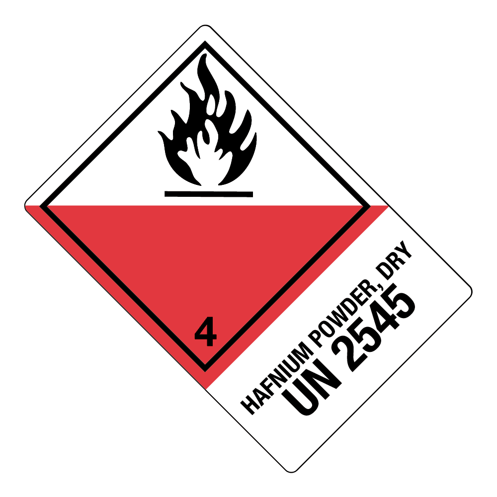 Hazard Class 4.2 - Spontaneously Combustible Material, 4" x 6 ...