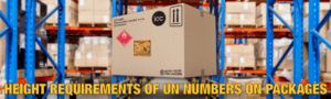 Minimum Height of UN Numbers on Packages