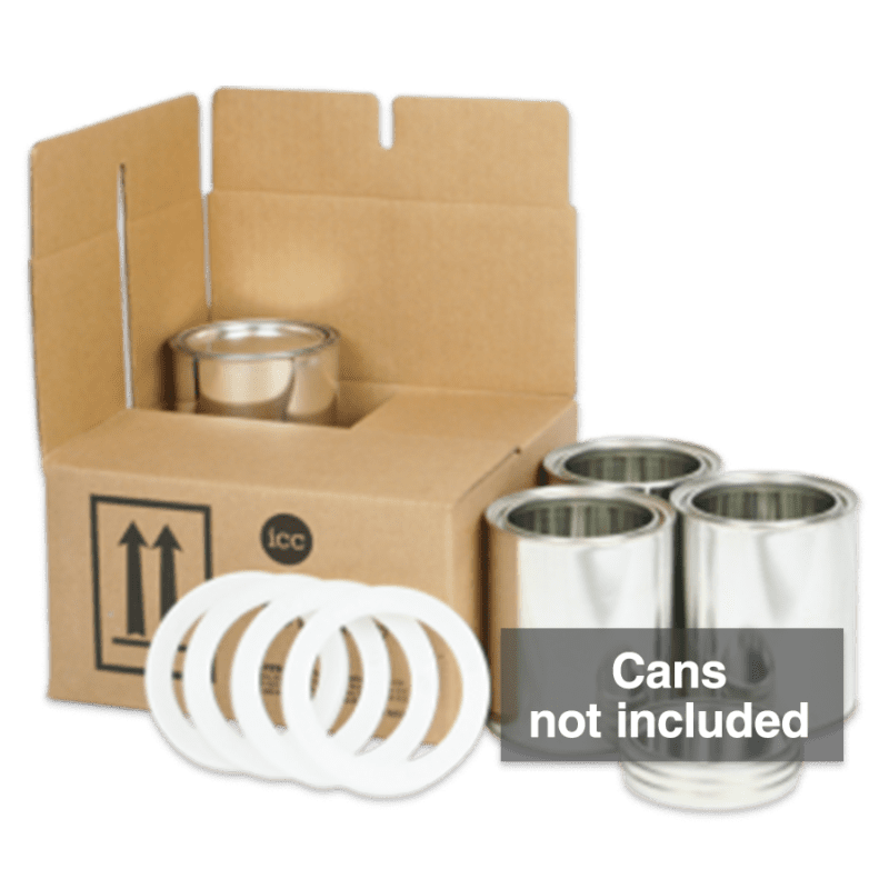 4G UN Quart Can Shipping Kit - 4 x 1 Quart (without cans) | ICC ...