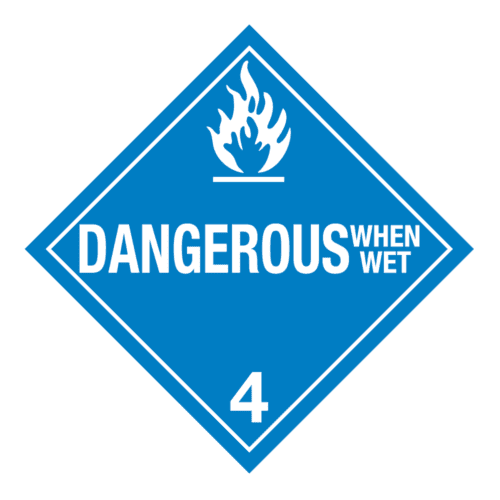 Flammable Solid Placards – Class 4 Placards - ICC Compliance Center Inc ...