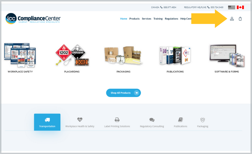 How to Reset Your Password - Canada - ICC Compliance Center Inc - USA