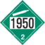 UN 1950 | Hazard Class 2.2 | Non-Flammable Gas, Permanent Self-Stick ...