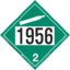 UN 1956 | Hazard Class 2.2 | Non-Flammable Gas, Permanent Self-Stick ...