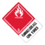 Hazard Class 3 - Flammable Liquid, Non-Worded, Vinyl Label, Shipping ...