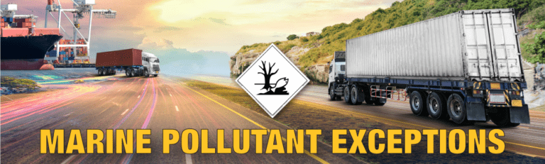 Marine Pollutant Exceptions - ICC Compliance Center Inc - USA | Help Center