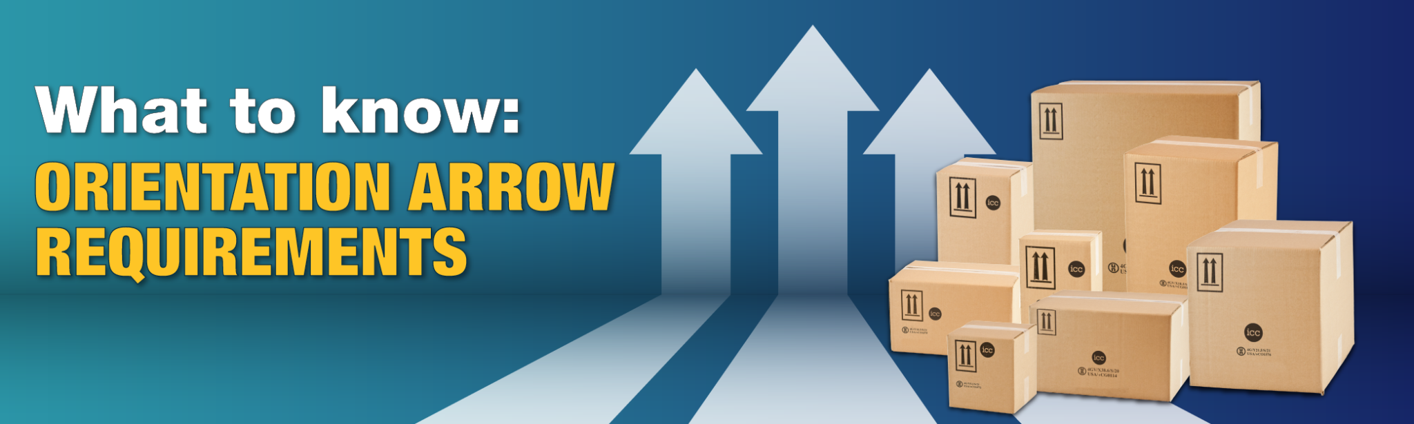 Orientation Arrow Requirements for Packaging | Help Center | ICC