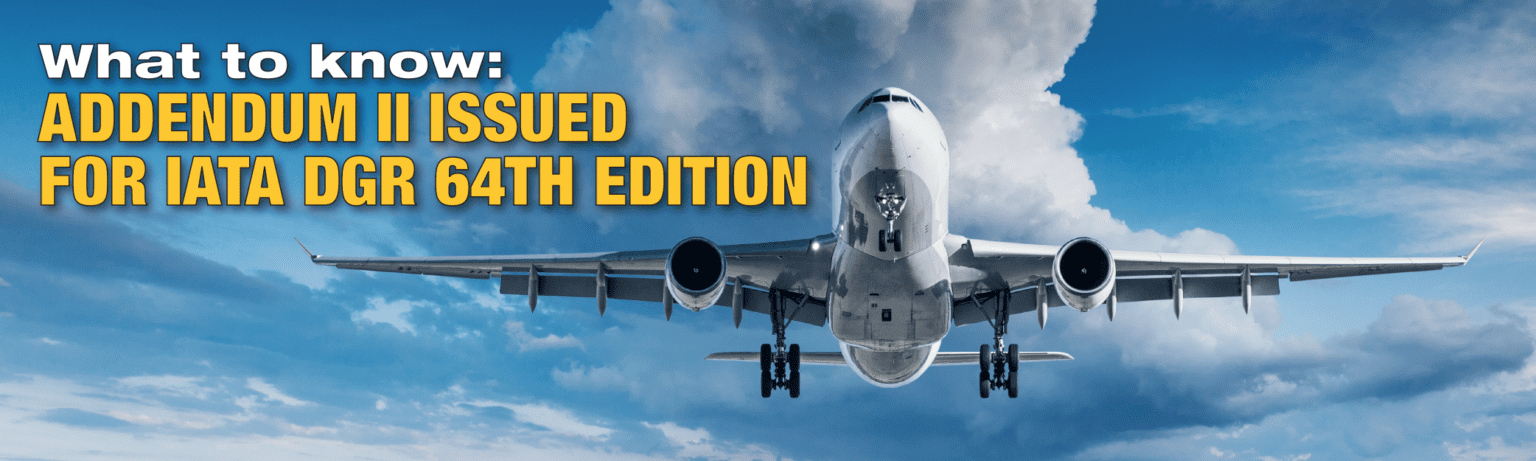 IATA DGR 64th Edition Addendum II | Help Center | ICC Compliance Center