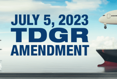 TDG Marine Amendment Clarified (SOR/2017-253) - ICC Compliance Center ...