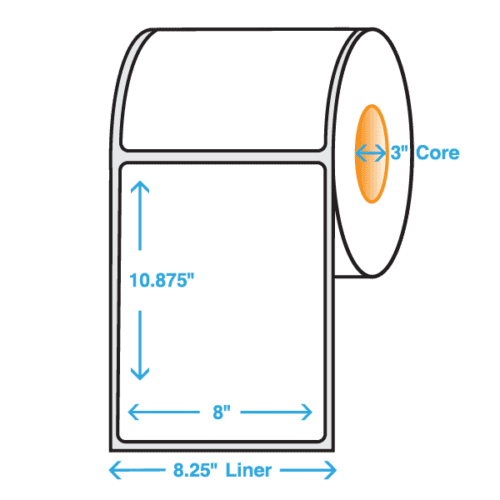 8"x11" Matte Polypropylene Label | ICC Compliance Center