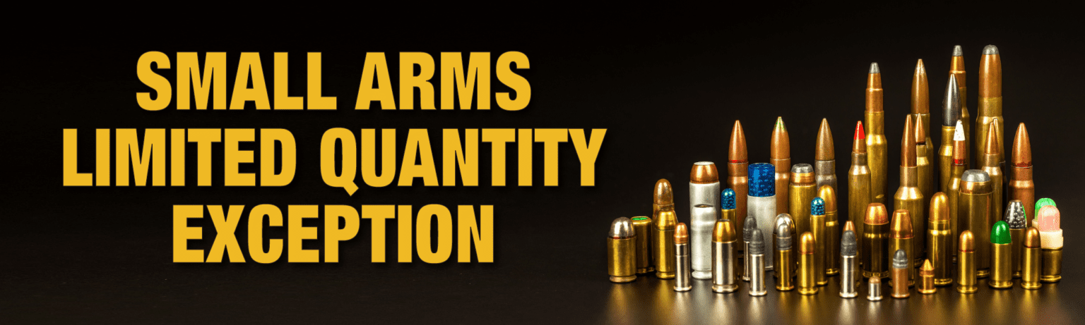 Small Arms Limited Quantity Exception | Help Center | ICC