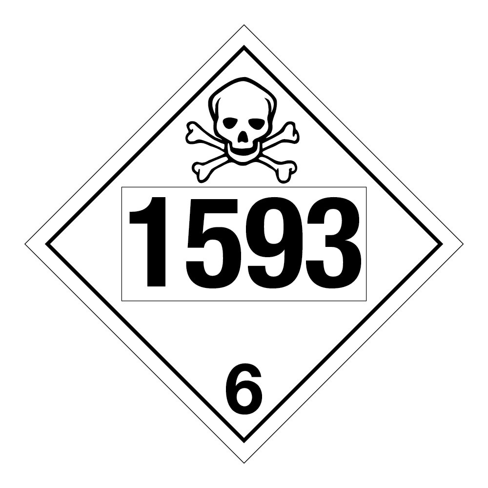 TDG Hazard Class 6.1 - Toxic Substance, Custom UN Number, 4" x 4 ...